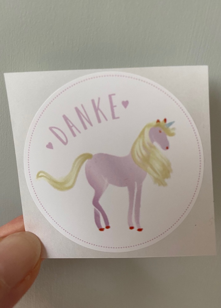 Sticker Danke